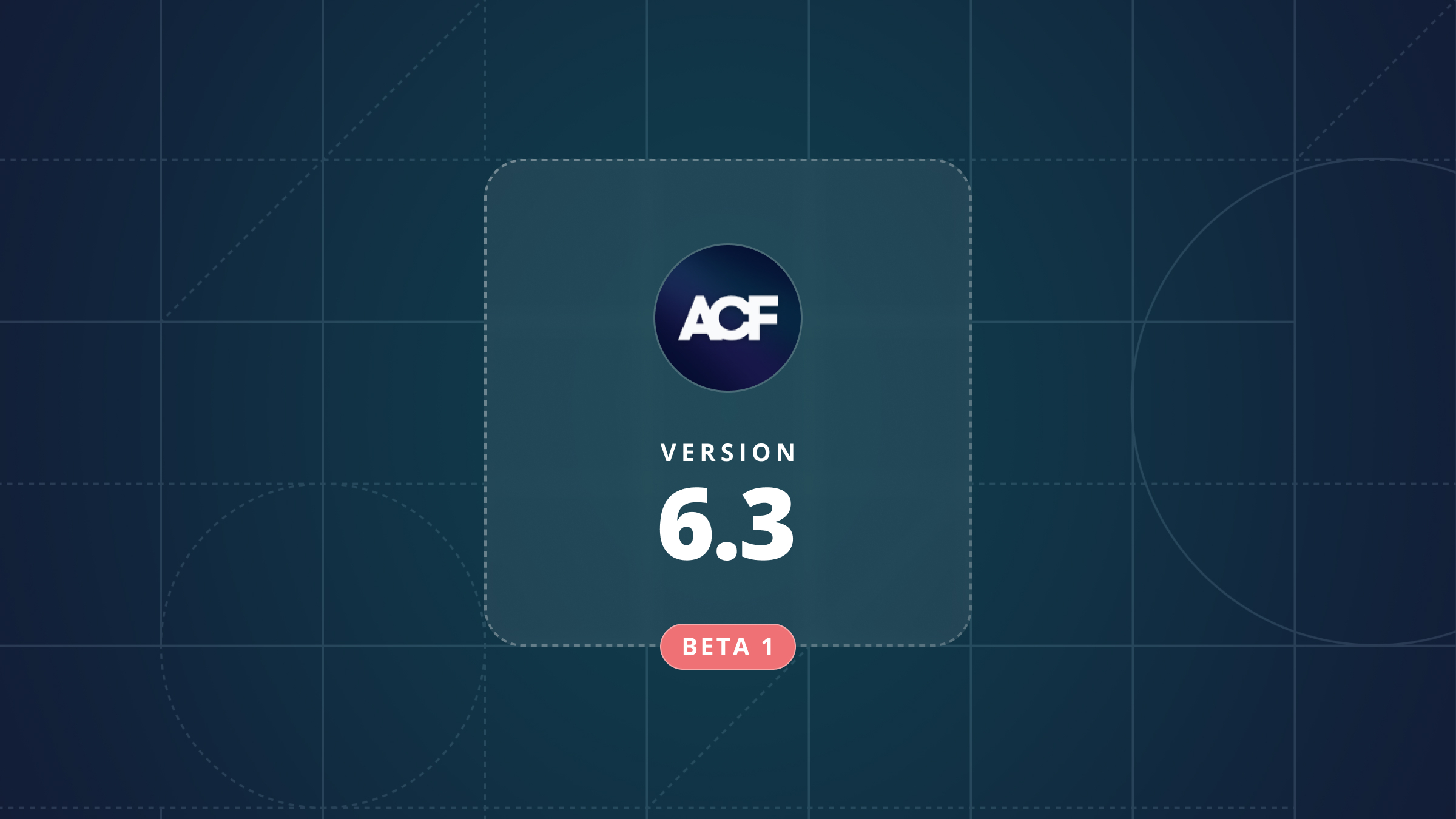ACF | ACF PRO 6.3 Beta 1